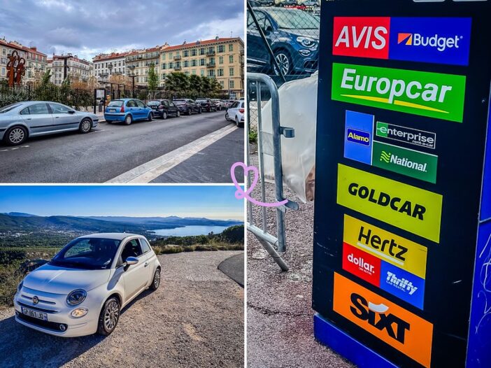 Louer une voiture à Nice (aéroport ou gare) en 2024: nos conseils