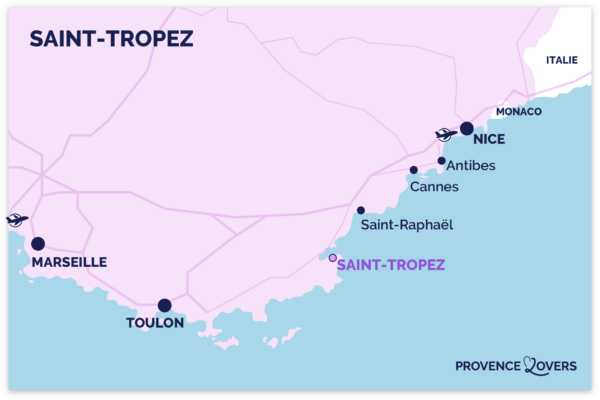 Comment se rendre à Saint-Tropez? Nos conseils