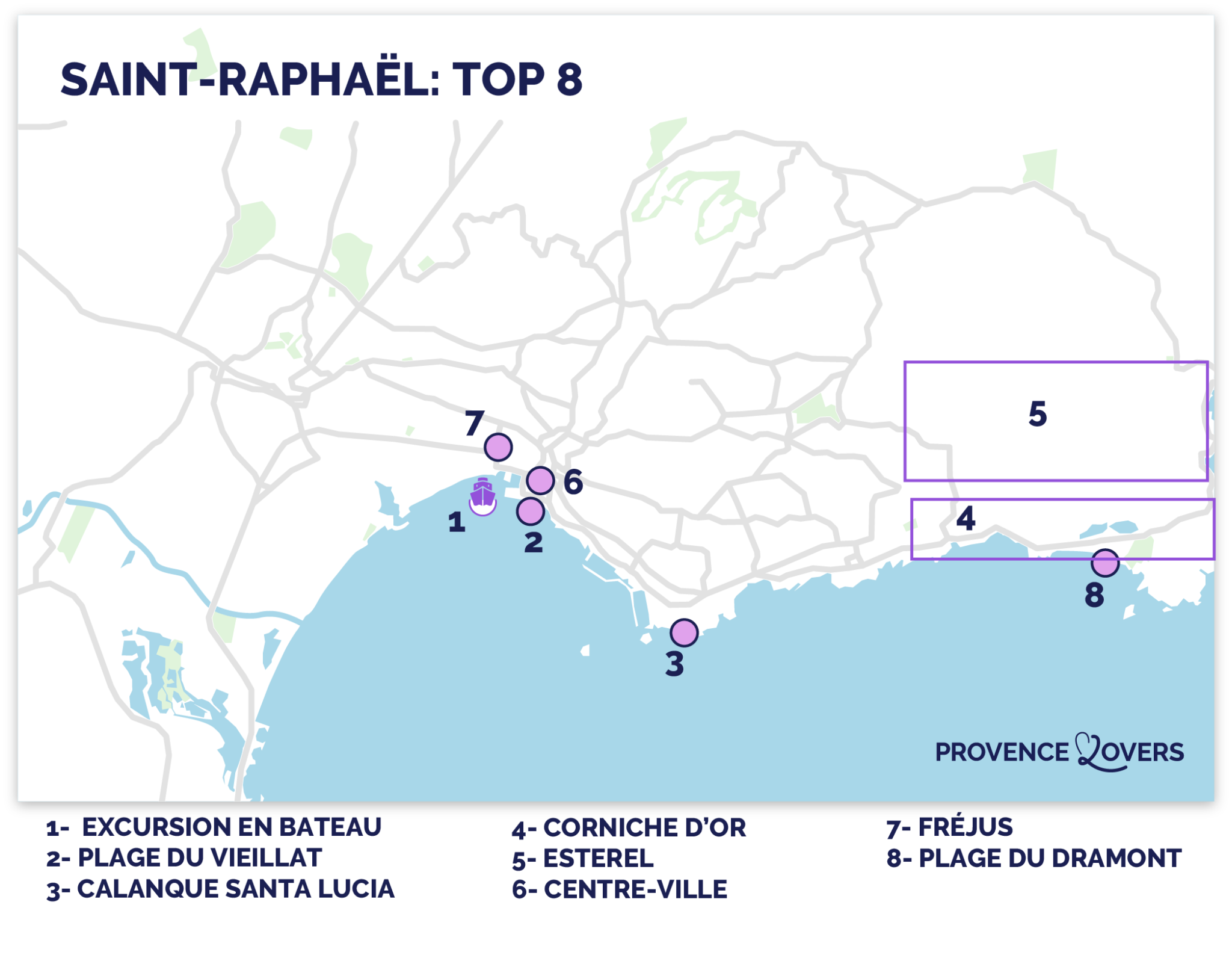 Que faire à Saint-Raphaël: 15 incontournables (+ photos)