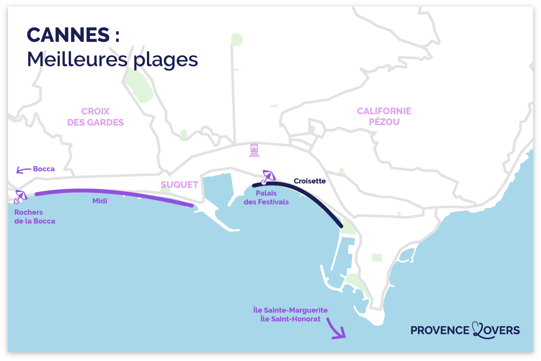 7 plus belles plages de Cannes (photos + conseils)
